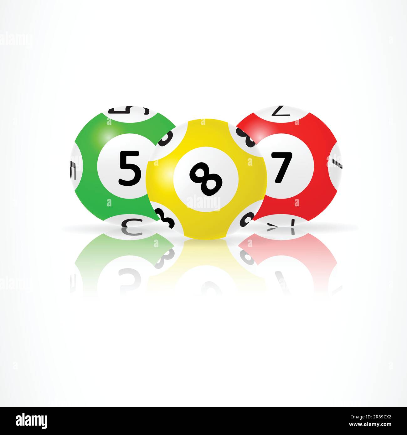 Lotto Balls Illustration Stock Vector Image & Art - Alamy