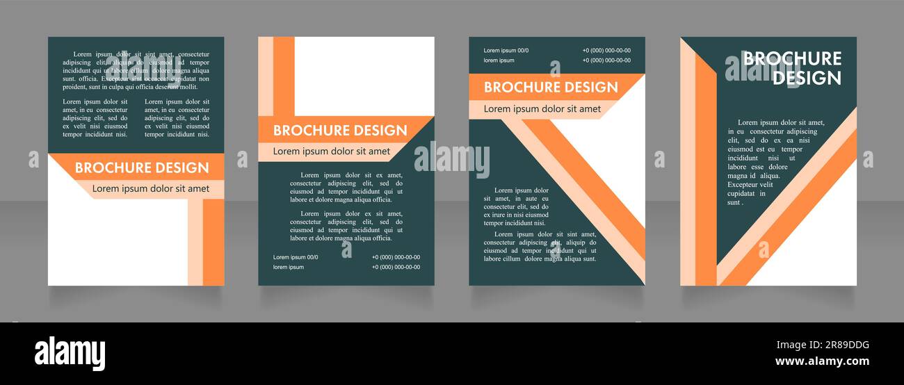 Networking session promo blank brochure layout design Stock Vector ...