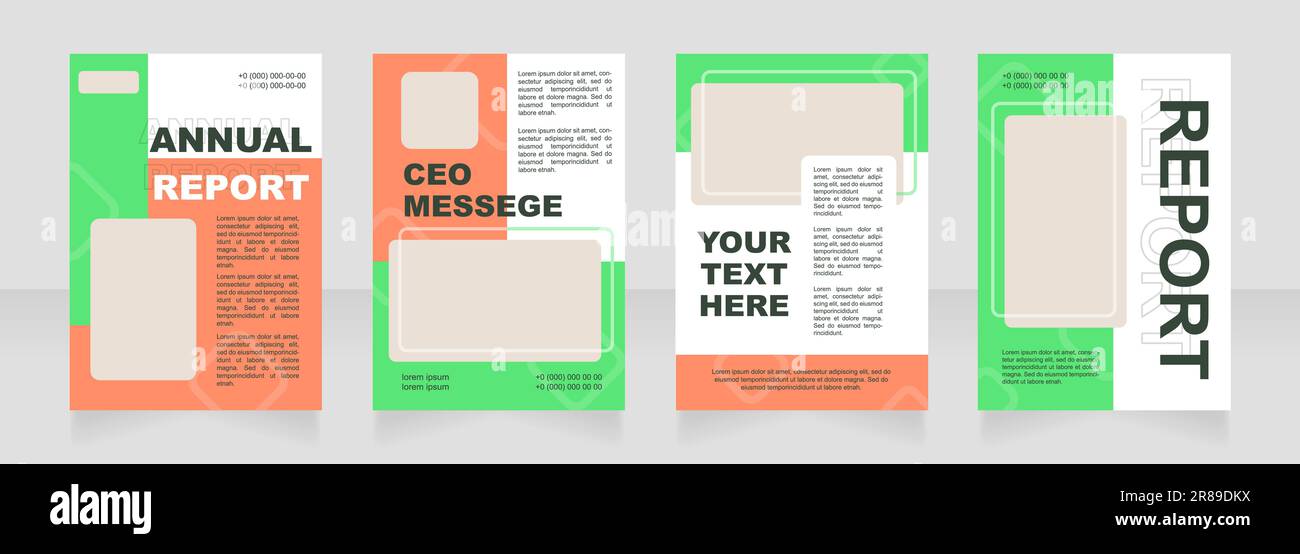 Bright blank brochure layout design Stock Vector Image & Art - Alamy