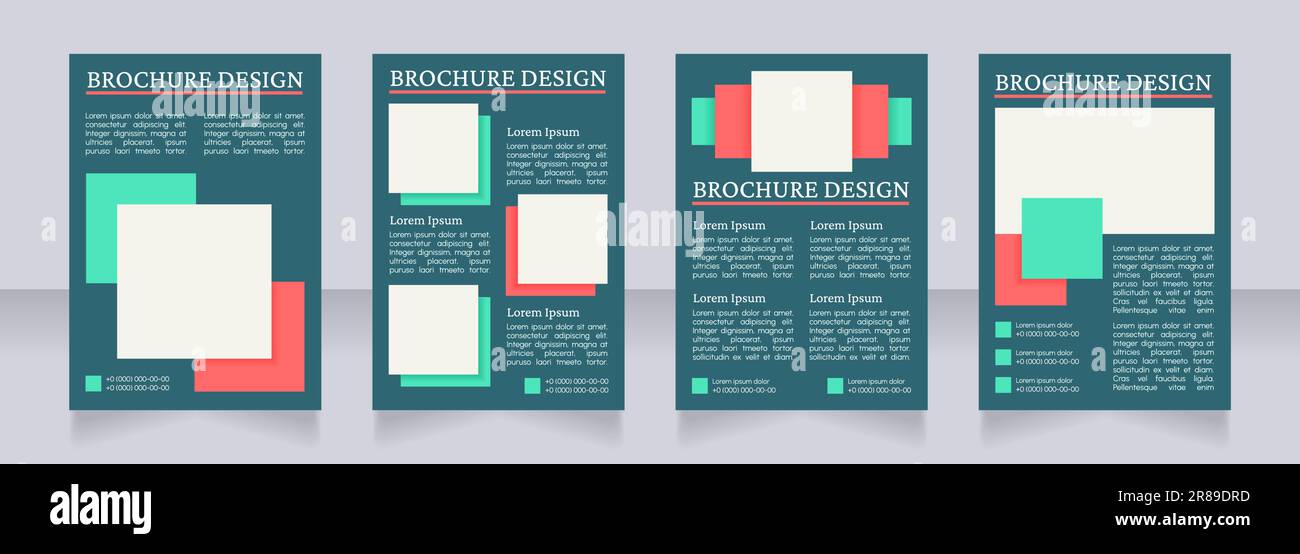 Photography course promotion blank brochure layout design Stock Vector ...