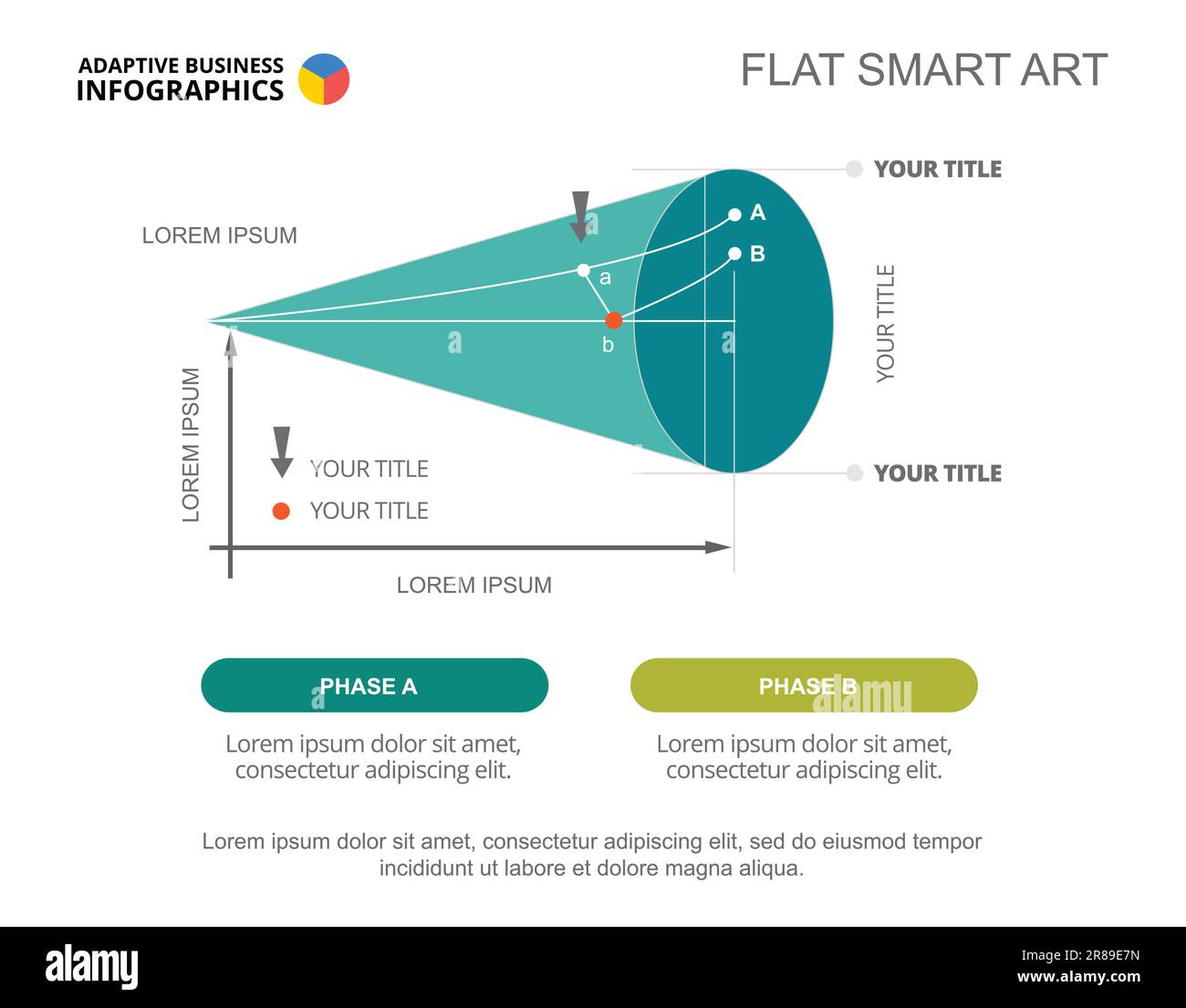 Line Charts Analysis Slide Template Stock Vector Image & Art - Alamy
