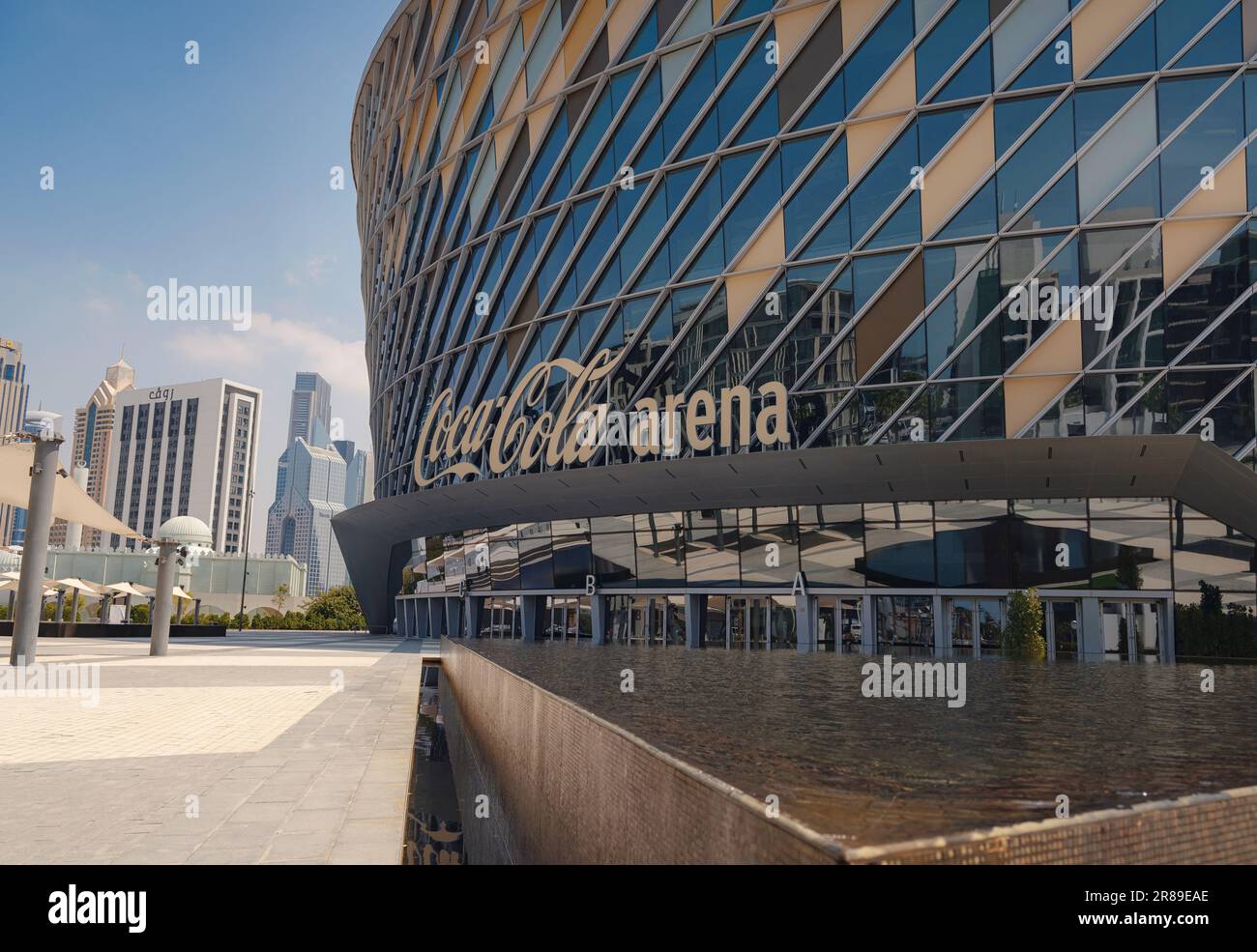 20 March 2023, Dubai, UAE: View of Coca Cola Arena, biggest arena in ...
