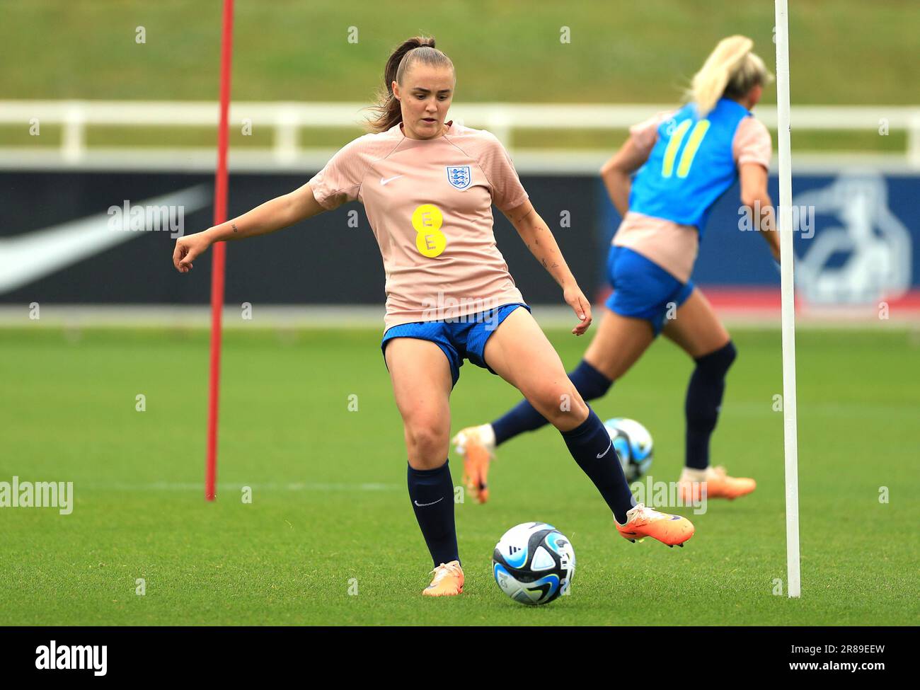England's Georgia Stanway during a training session at St. George's ...