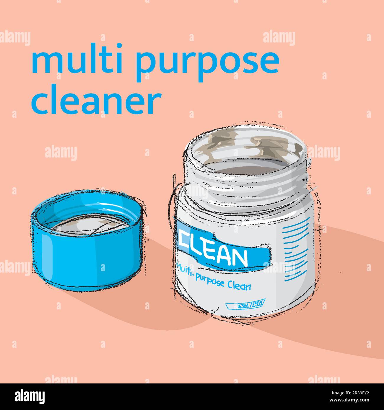 Multipurpose cleaner Stock Vector Images - Alamy