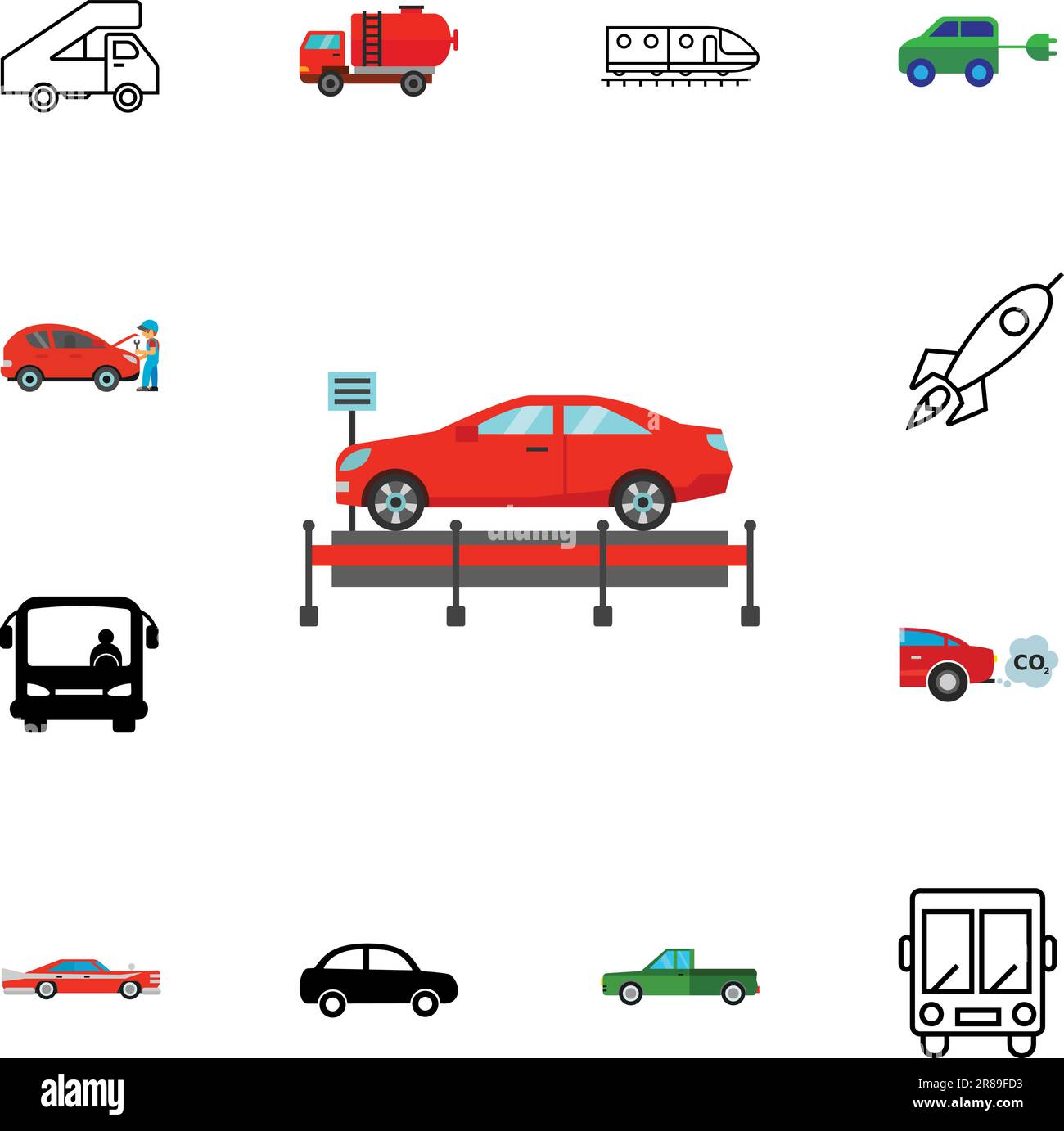 Electric exhibition Stock Vector Images - Alamy