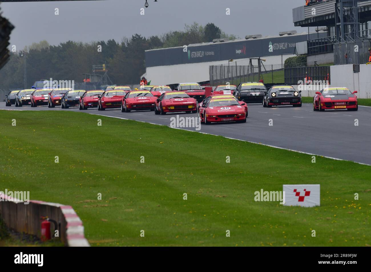 Starting on pole, Tristan Simpson, Ferrari F355 Challenge ...