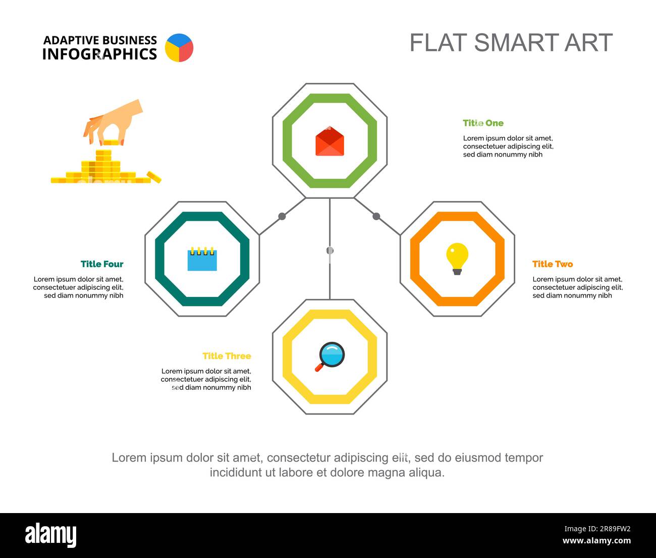 Points connected chart Stock Vector Images - Alamy