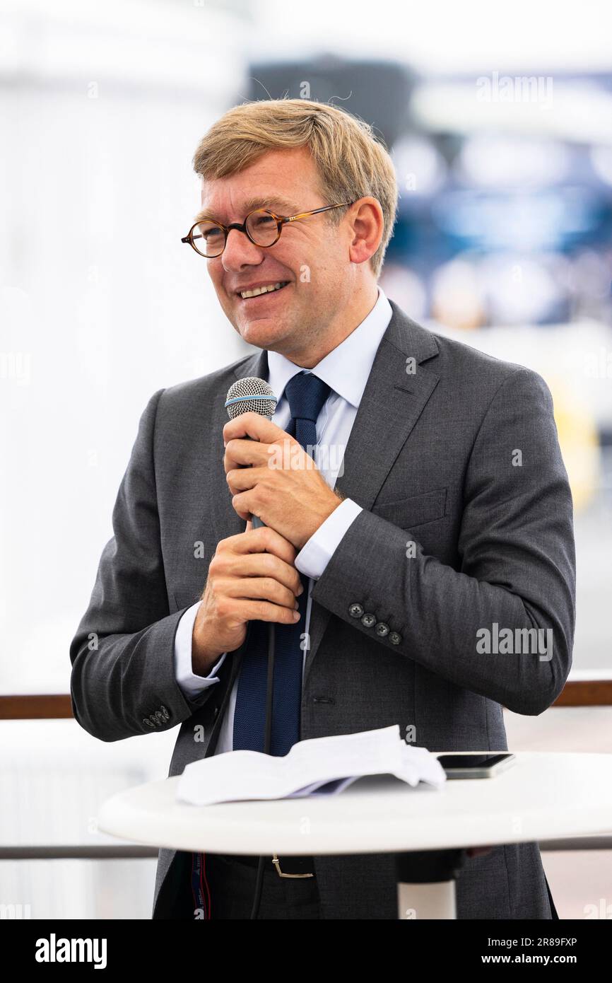 Le Bourget, France. 20th June, 2023. ADP deputy CEO in charge of ...