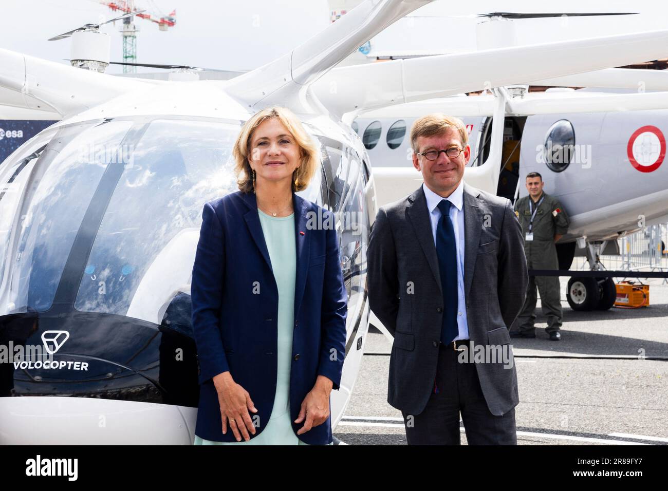 Le Bourget, France. 20th June, 2023. Ile-de-France Region President ...