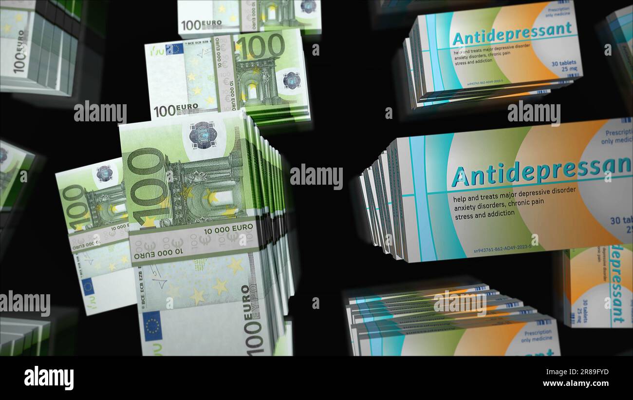 Antidepressant tablets box production hi-res stock photography and ...