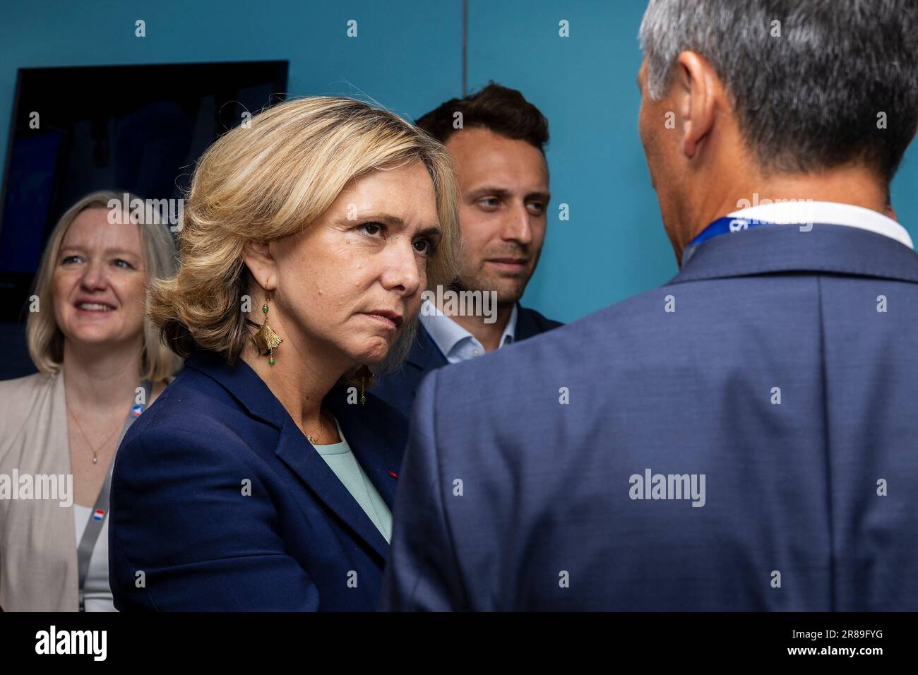 Le Bourget, France. 20th June, 2023. Ile-de-France Region President ...