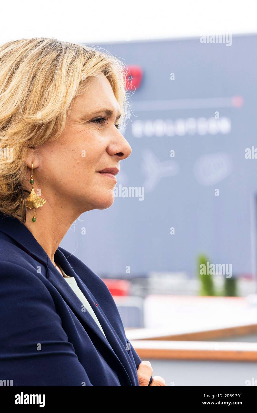 Le Bourget, France. 20th June, 2023. Ile-de-France Region President ...