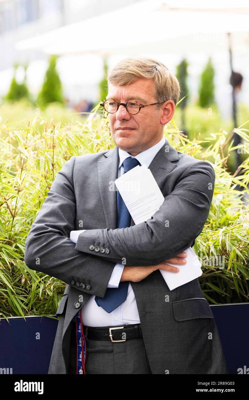 Le Bourget, France. 20th June, 2023. ADP deputy CEO in charge of ...
