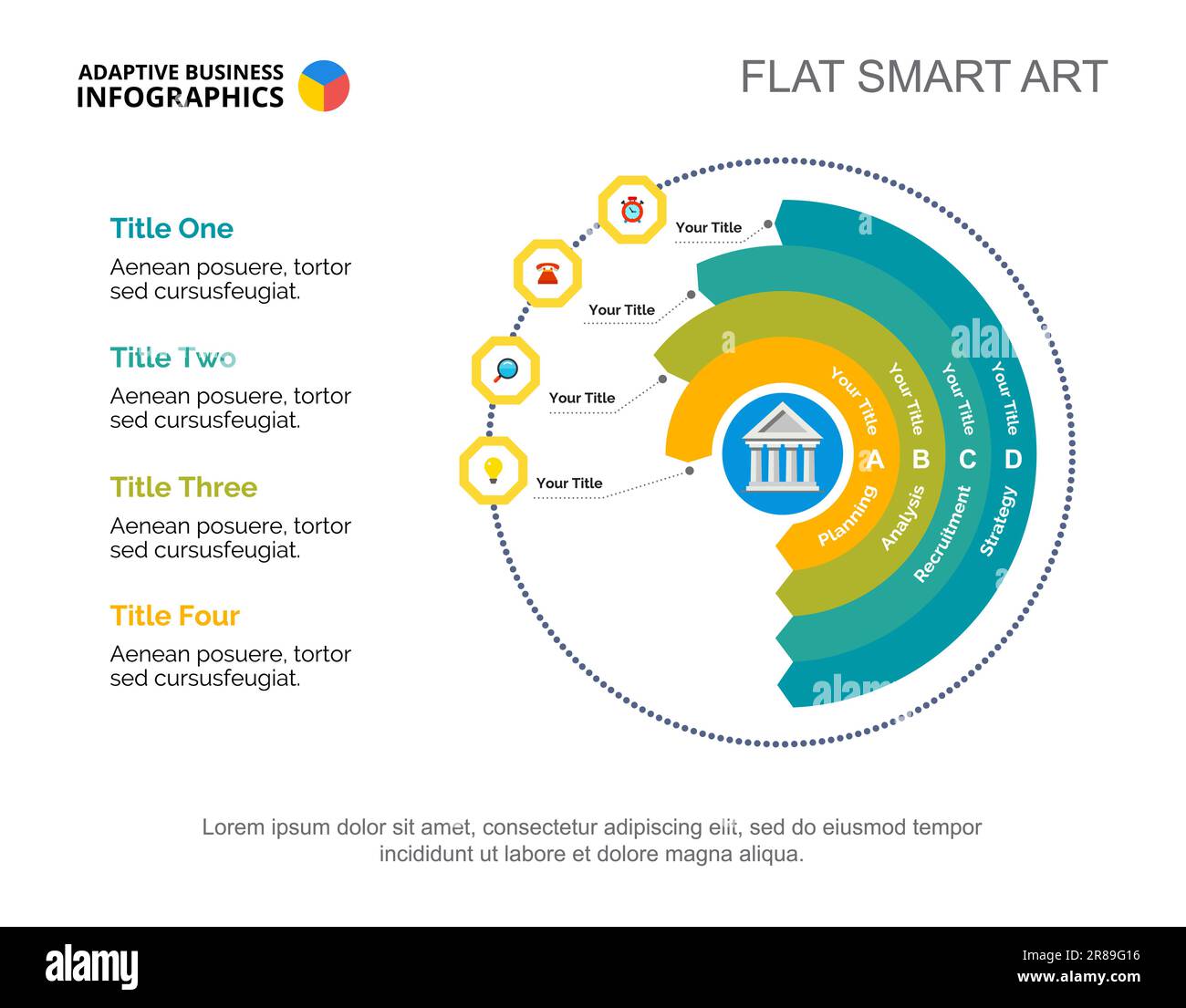 Four Management Options Slide Template Stock Vector Image & Art - Alamy