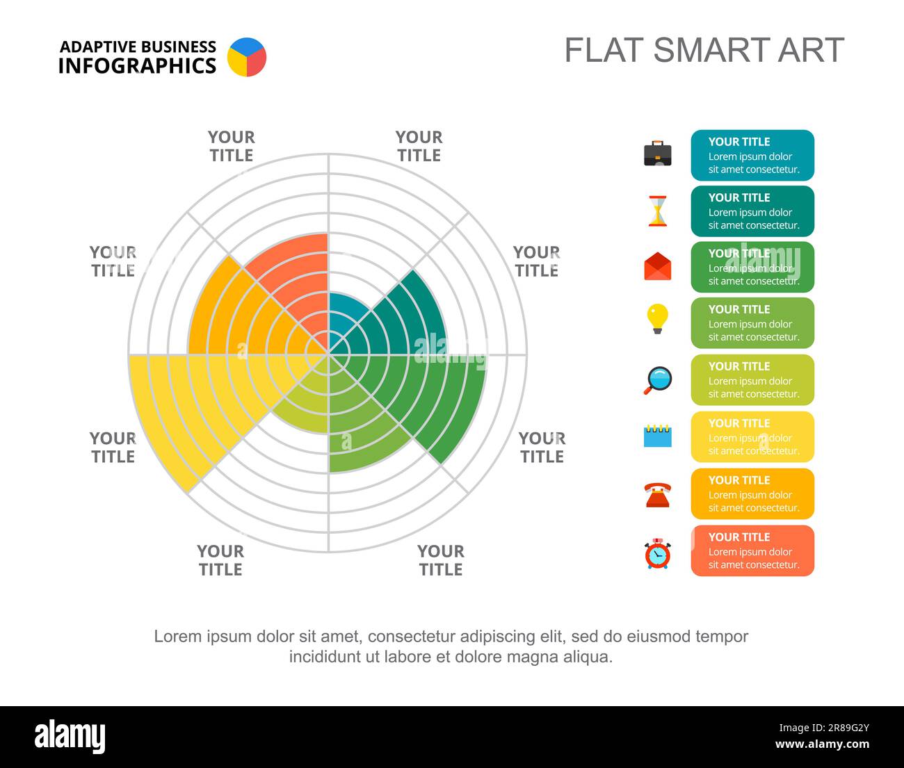 Four Options Comparison Slide Template Stock Vector Image & Art - Alamy