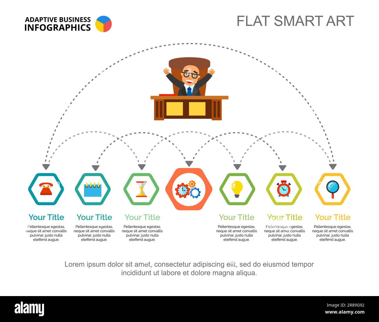 Option Diagram Slide Template Stock Vector Image & Art - Alamy
