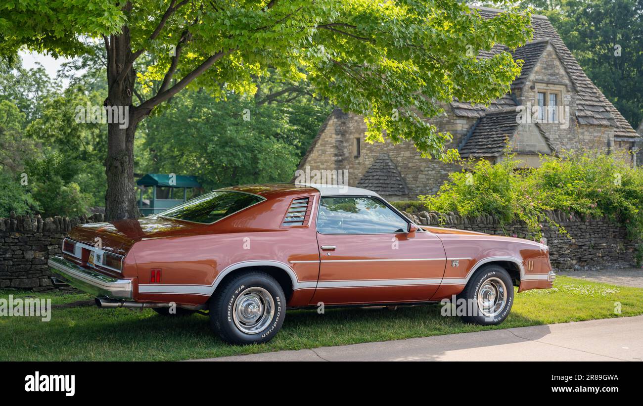 DEARBORN, MI/USA - JUNE 17, 2023: 1975 Chevrolet Chevelle Laguna S-3 ...