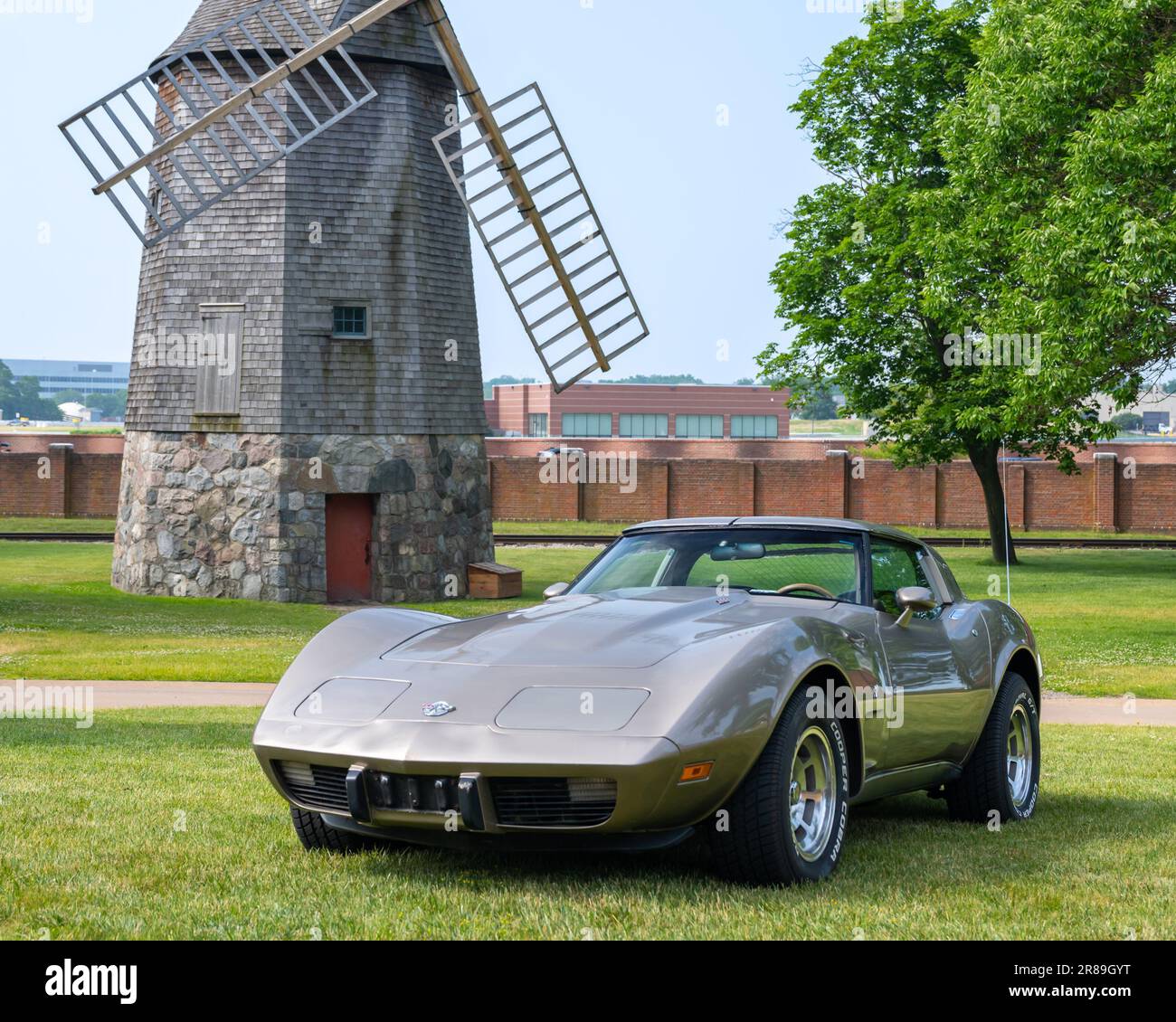 DEARBORN, MI/USA - JUNE 17, 2023: 1978 Chevrolet Corvette car, The ...