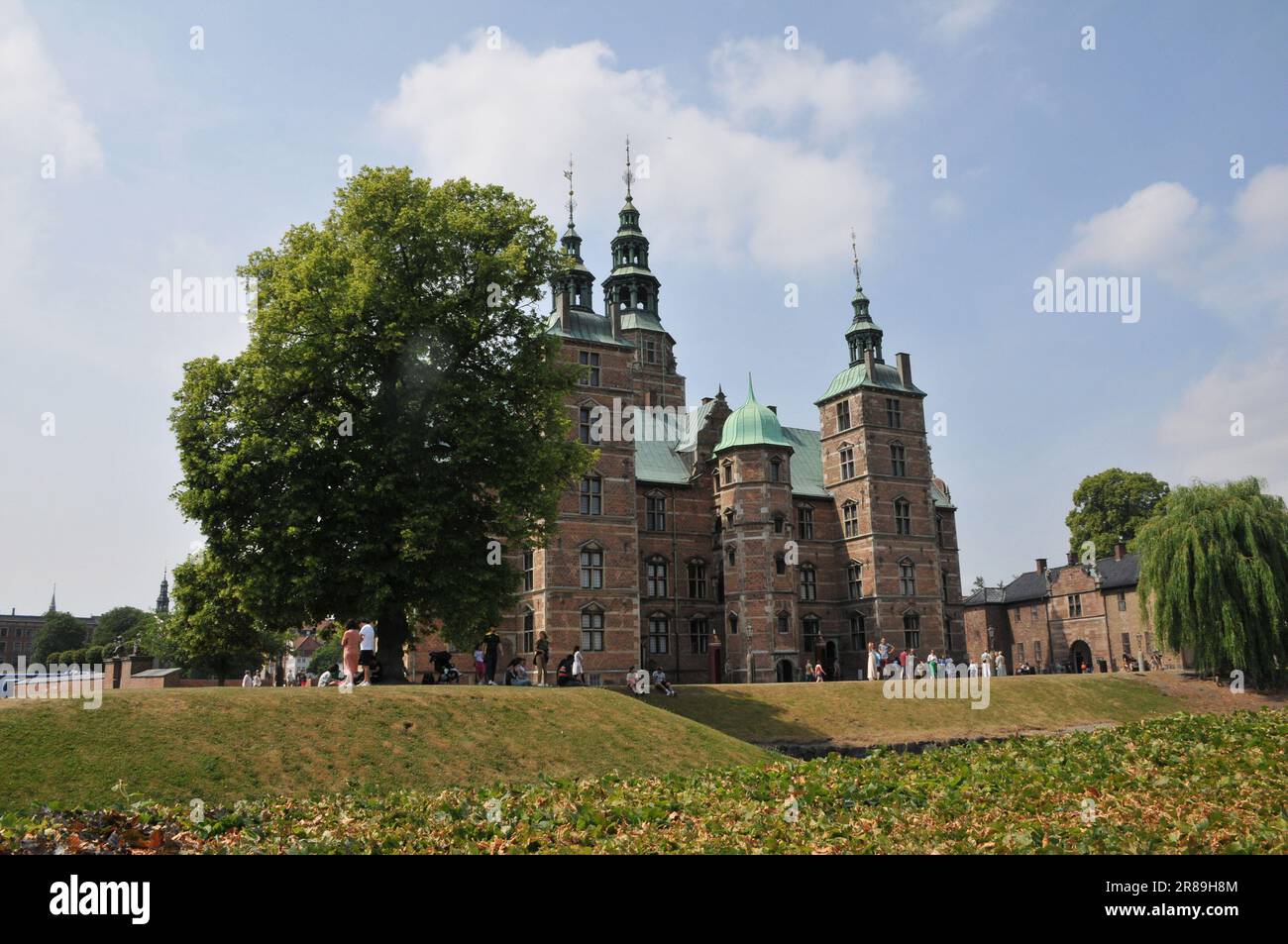 20 June 2023/Rosenborg castle in kings garden or kongenshavn in danish ...