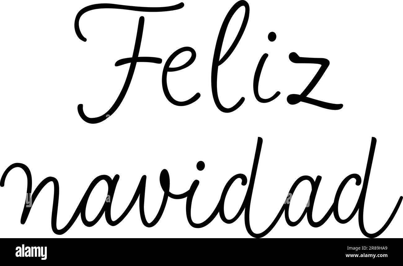 Feliz navidad card winter Cut Out Stock Images & Pictures - Alamy