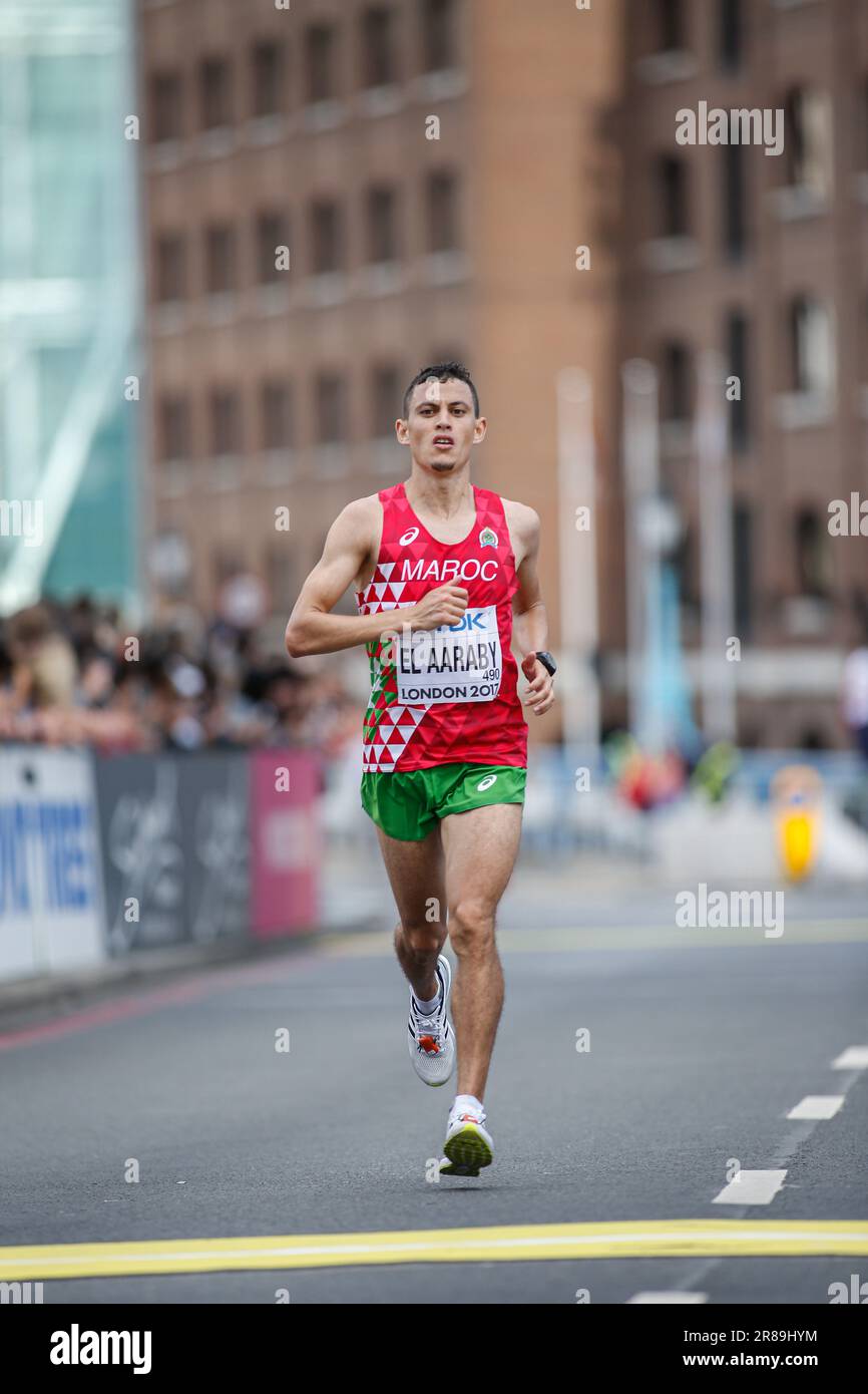Mohamed Reda EL AARABY participating in the marathon at the World ...