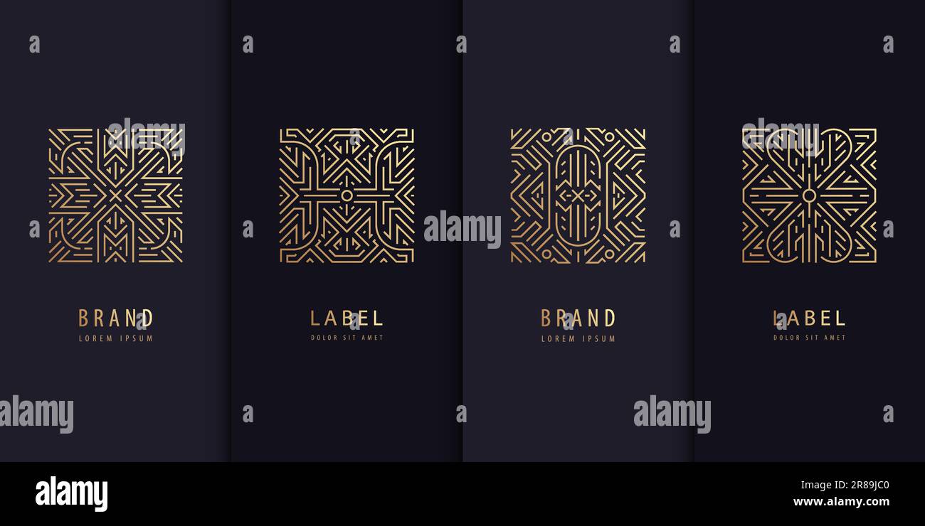 Art nouveau patterns vectors hi-res stock photography and images - Alamy