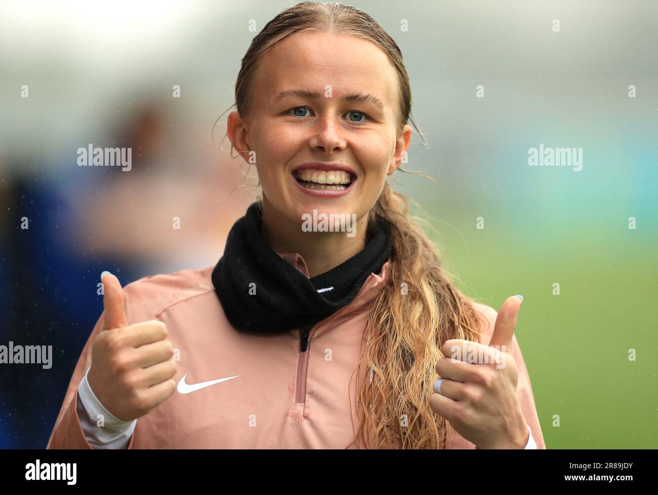 England goalkeeper Hannah Hampton during a training session at St ...