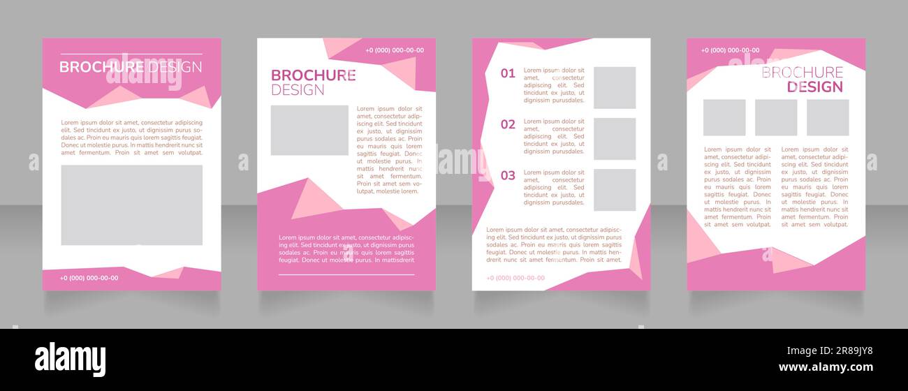 Providing advanced classes for students blank brochure layout design ...