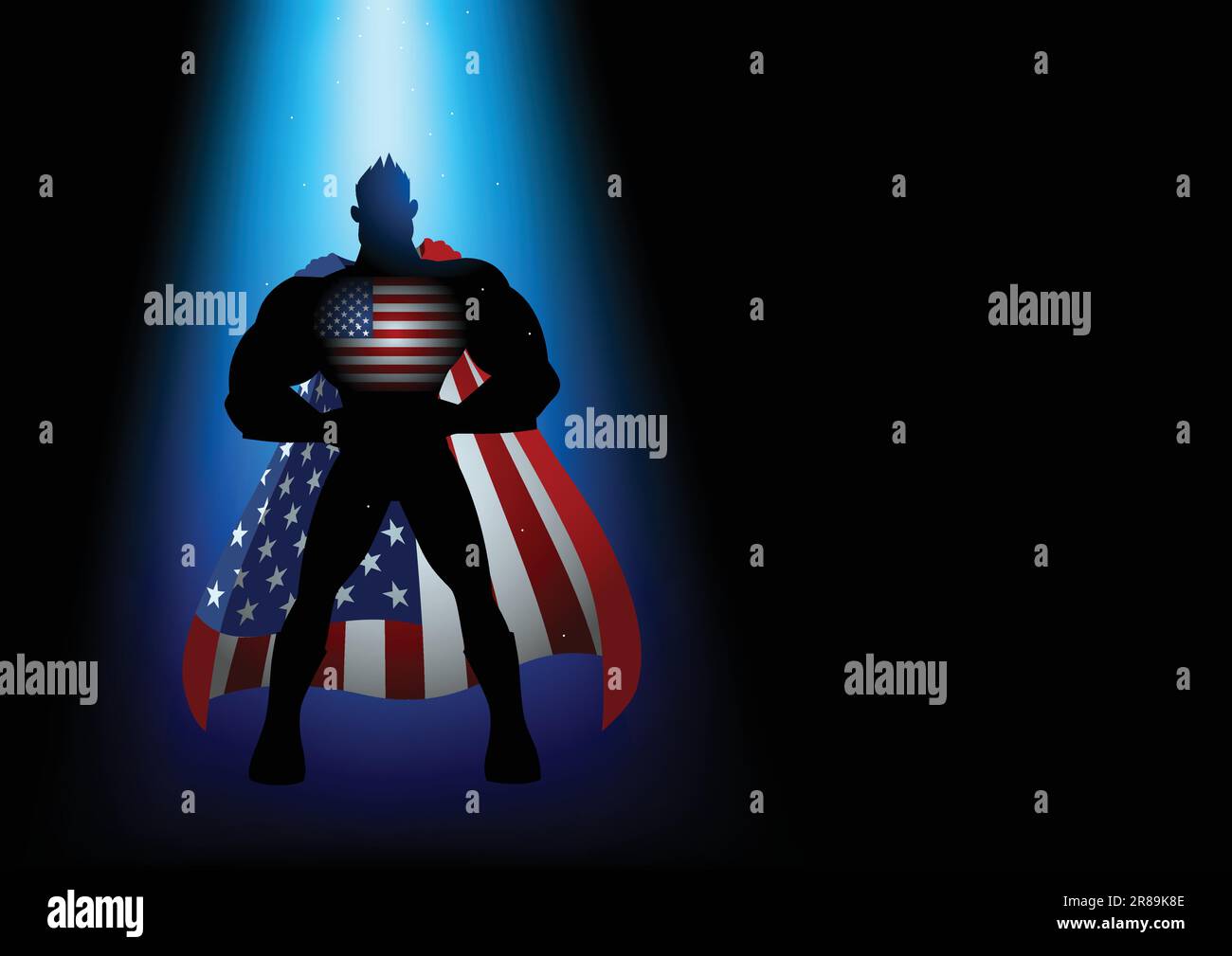 Under blue light Stock Vector Images - Alamy