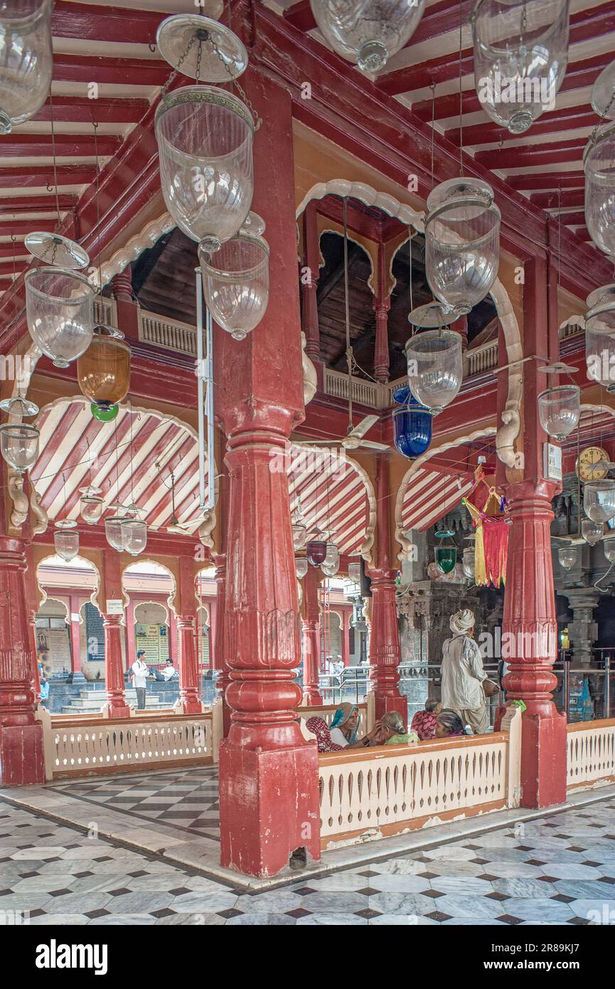11 22 2013 Vintage Peshwa Style wooden Vishnu Temple Interior Barshi ...