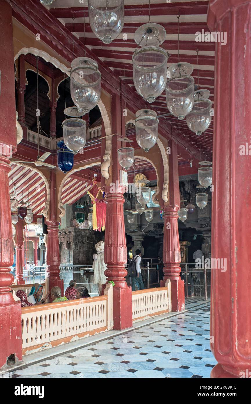 11 22 2013 Vintage Peshwa Style wooden Vishnu Temple Interior Barshi ...