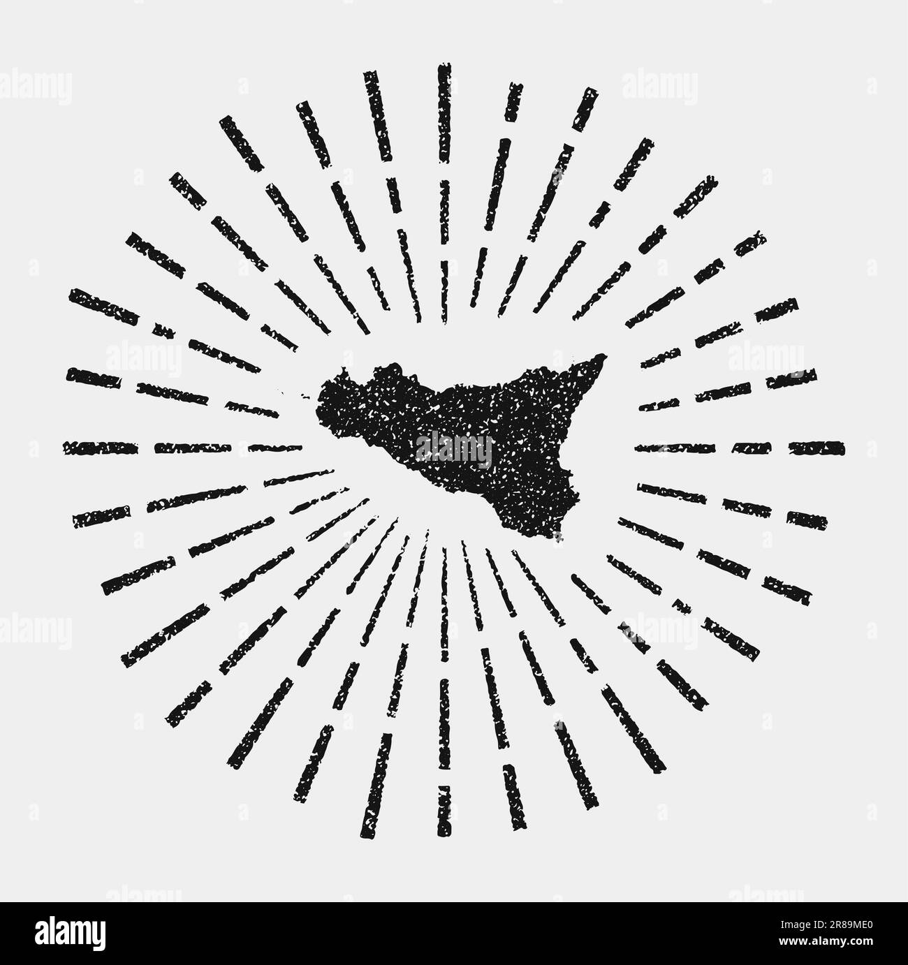 Vintage map of sicily Stock Vector Images - Alamy