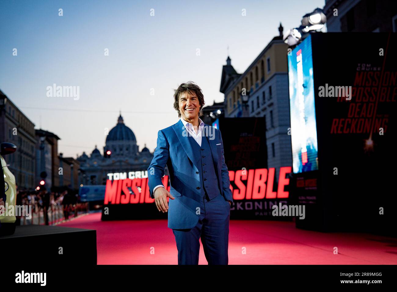 Rome, Italy, 19th June 2023, The cast of Mission Impossible 7 attend the global premiere at ...