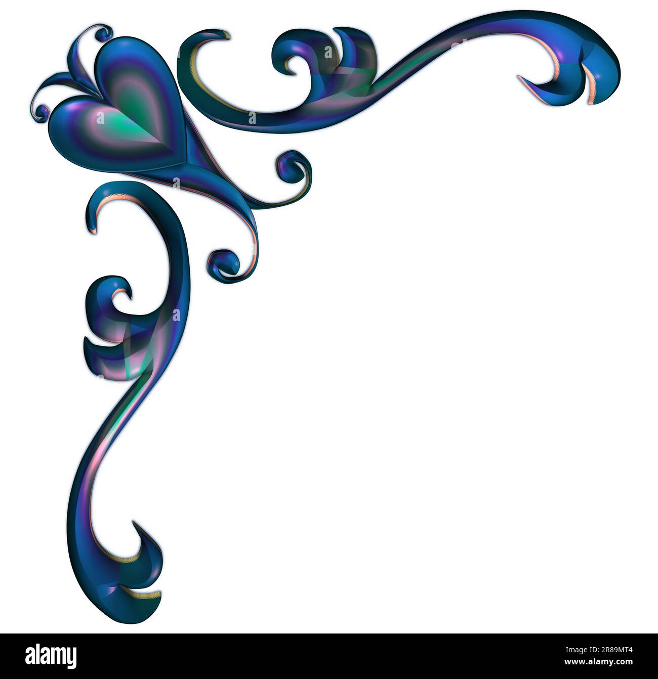 Floral corner design hi-res stock photography and images - Alamy