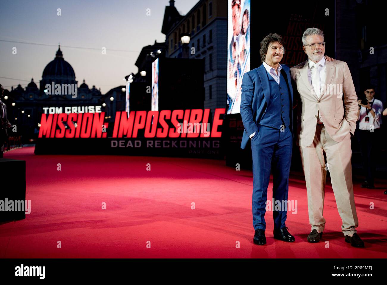 Rome, Italy, 19th June 2023, The cast of Mission Impossible 7 attend ...