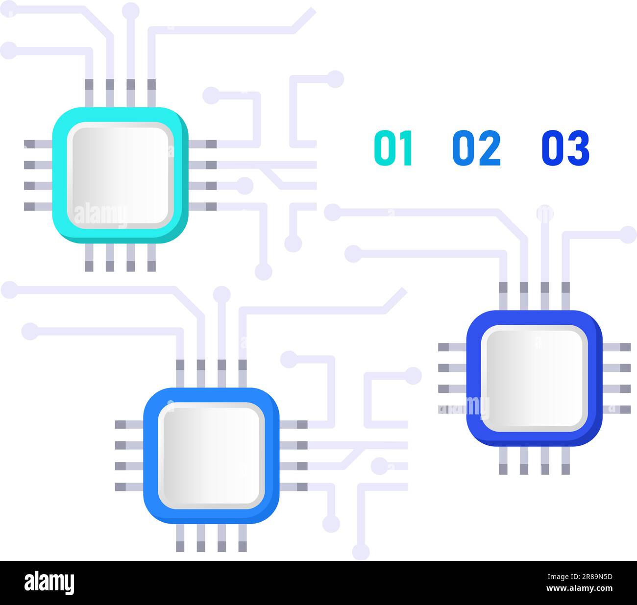 Technology And Digitalization Infographic Chart Design Element Set