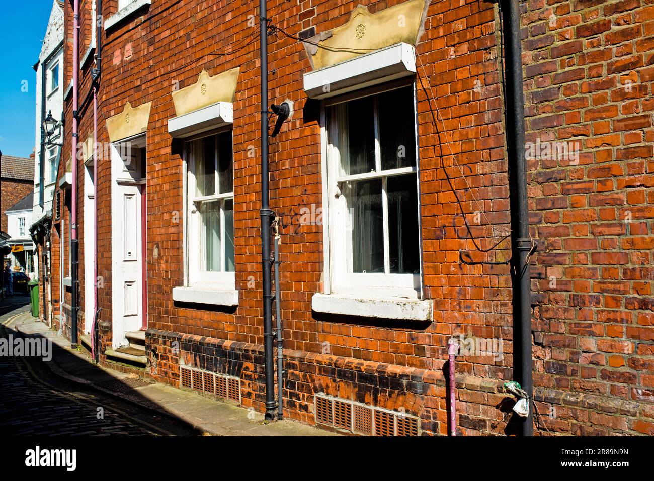 Terraced Houses, Vicars Lane Howden, East Riding Yorkshire, england ...