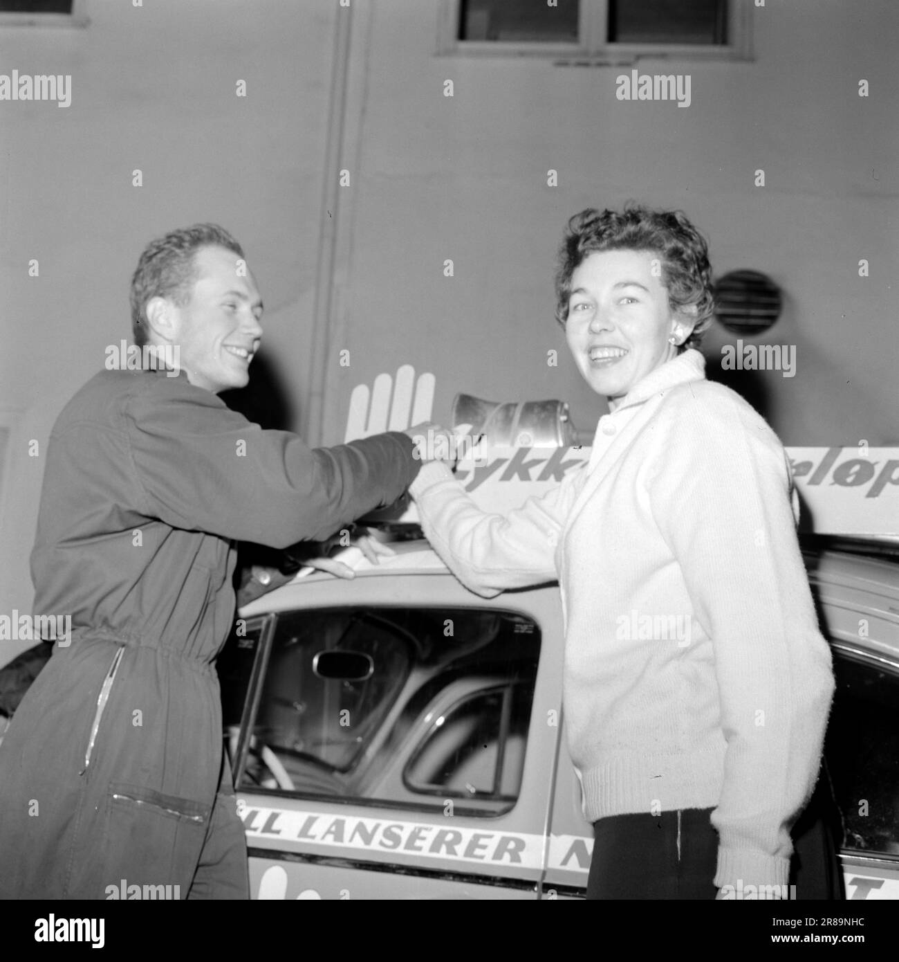 Actual 55-7-1960: Lucky finger spurt The lucky finger car drove to the ...