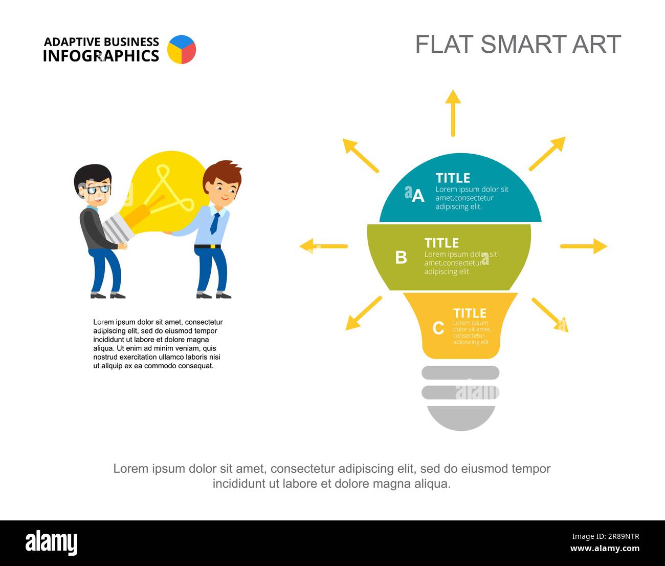 Innovation Concept Slide Template Stock Vector Image & Art - Alamy