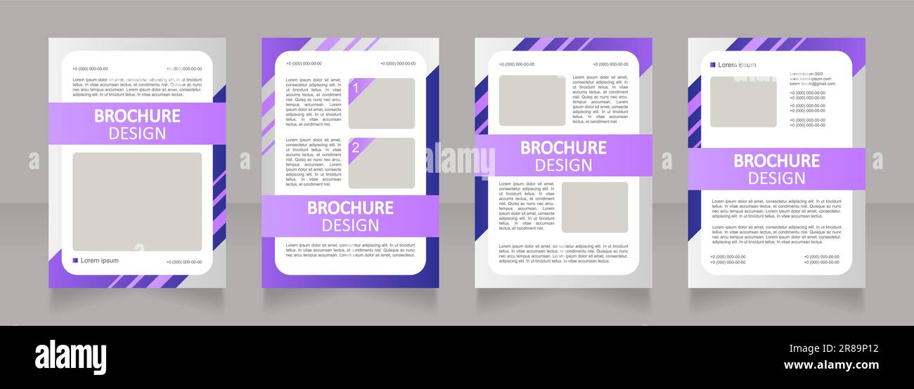 Time deposit offers blank brochure layout design Stock Vector Image ...