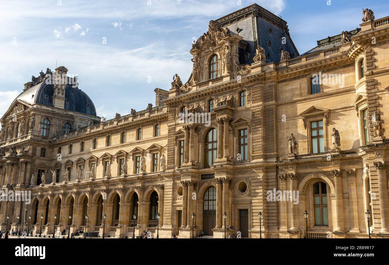 The exterior of the Louvre Museum during daytime Stock Photo - Alamy