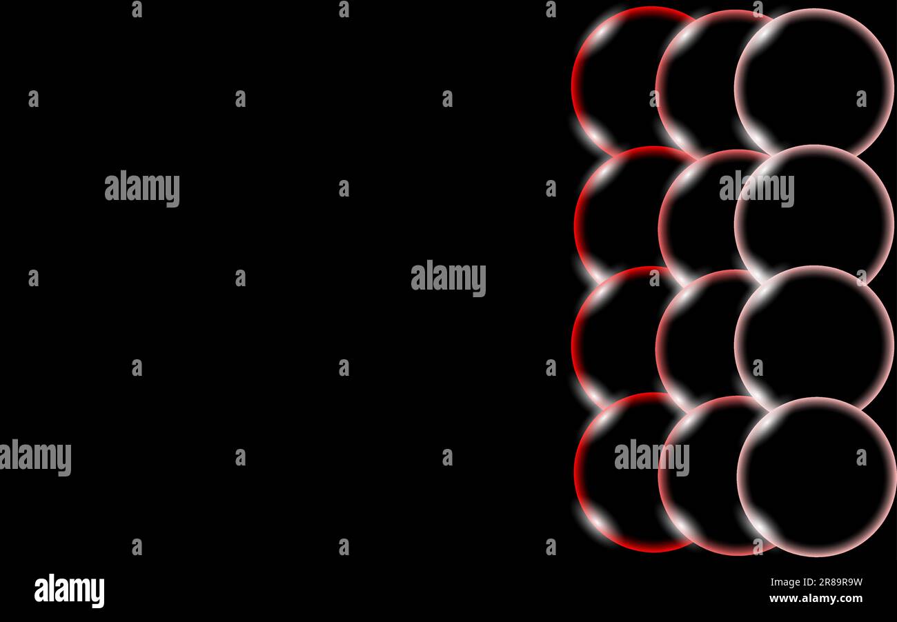 Three clear crystal balls Stock Vector Images - Alamy