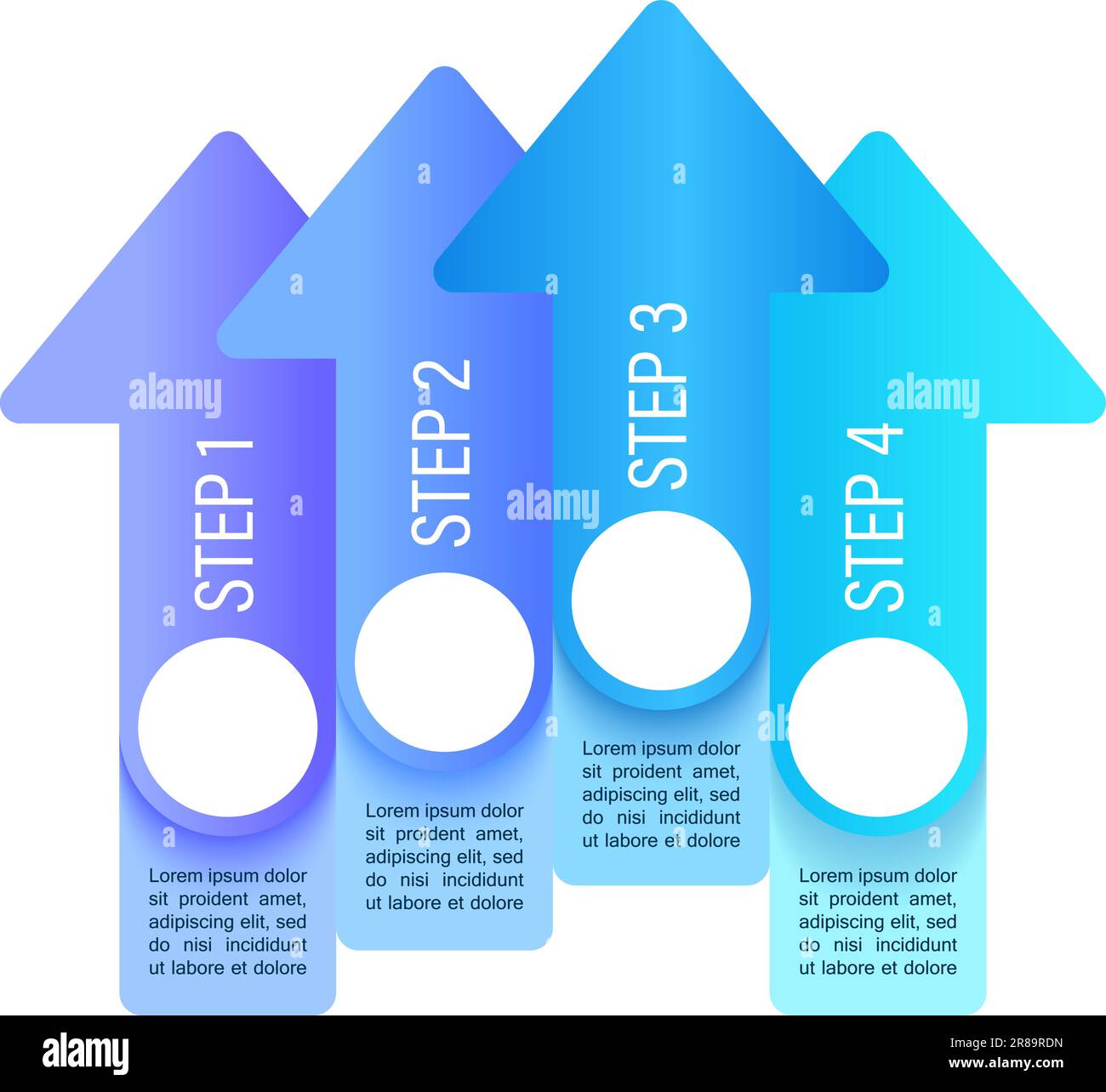 Business revenue increase infographic chart design template Stock ...