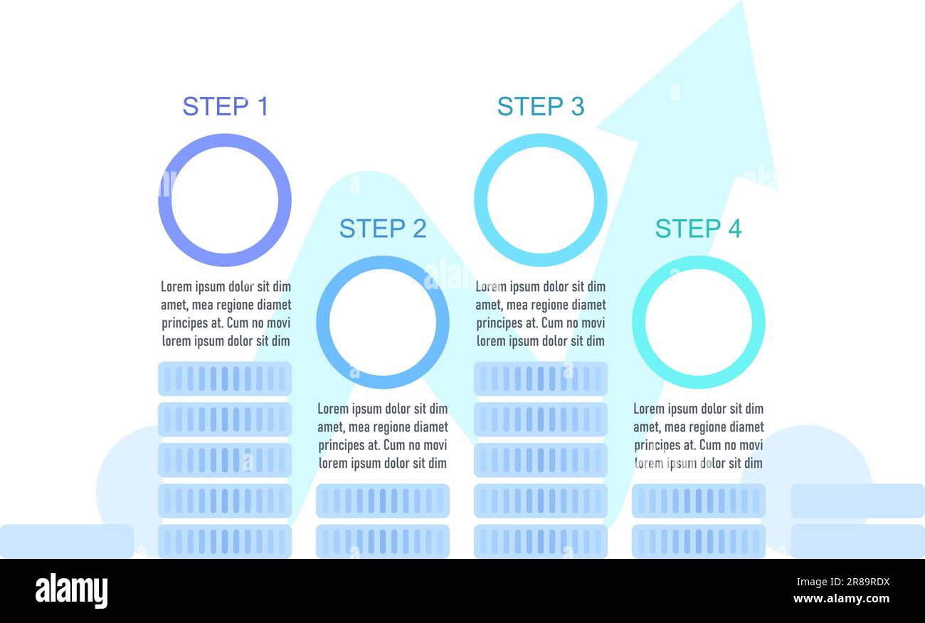 Strategic financial management infographic chart design template Stock ...