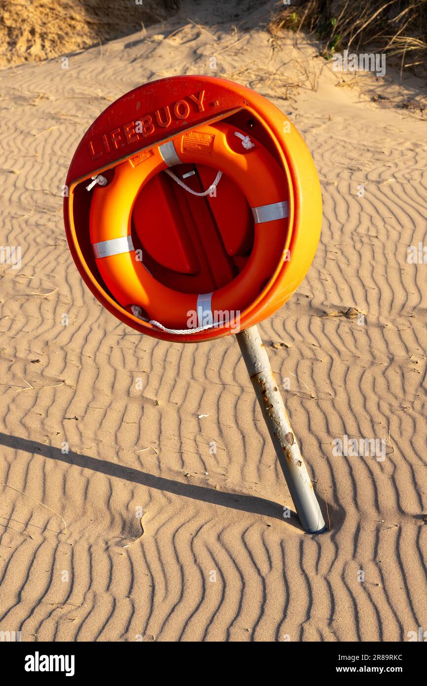 Red lifebelt hi-res stock photography and images - Alamy