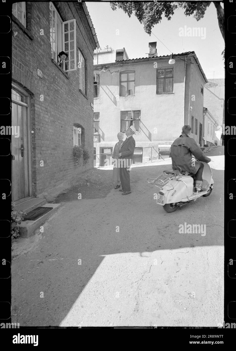 Current 30-7-1960: Back then... In Oslo there is an old district called ...