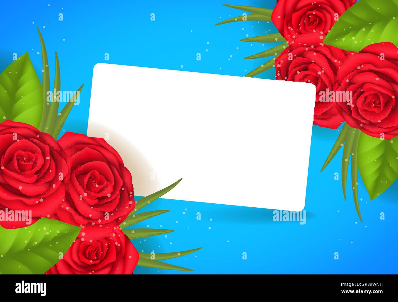 Bouquet multicolored roses Stock Vector Images - Alamy