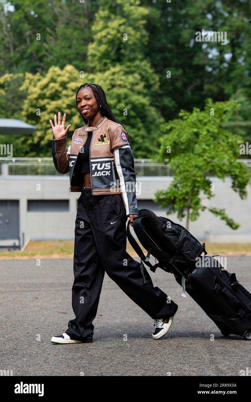 Grace Geyoro of France during the gathering of the french women's team ...