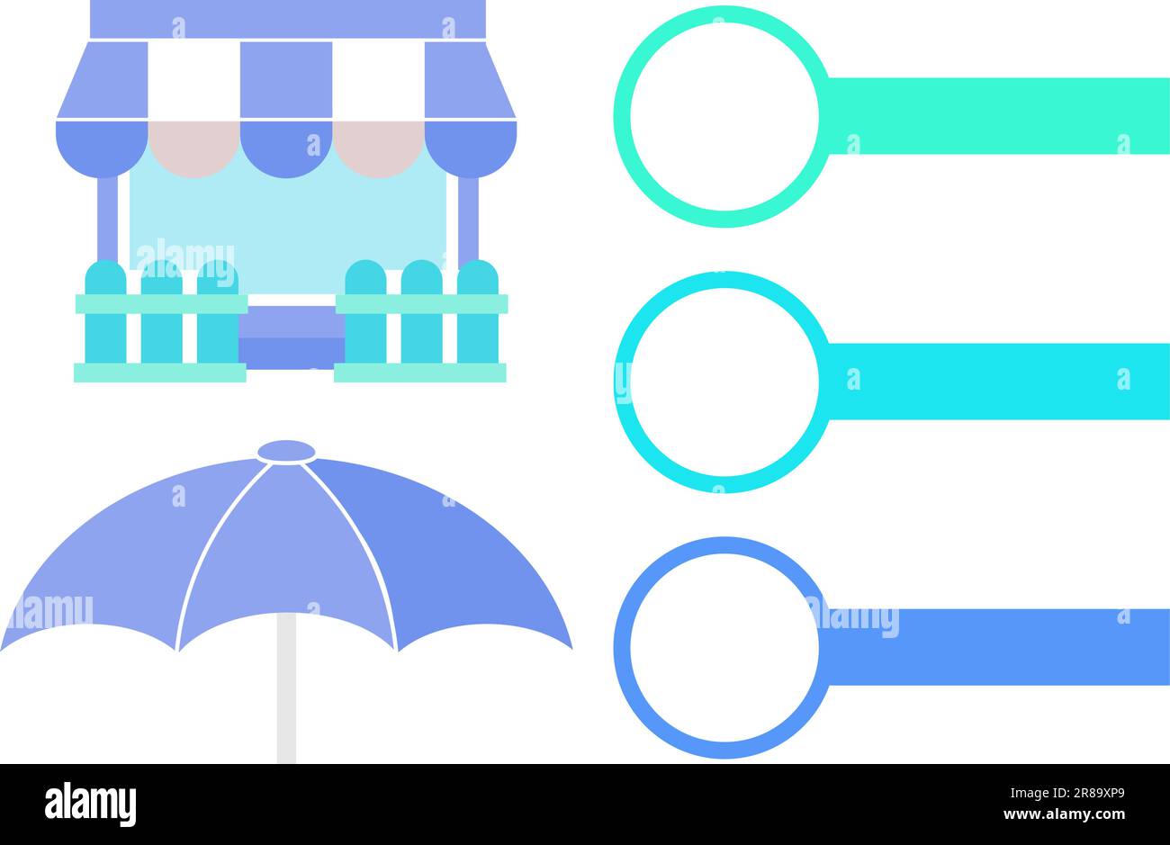 Small-scale business ownership infographic chart design element set ...