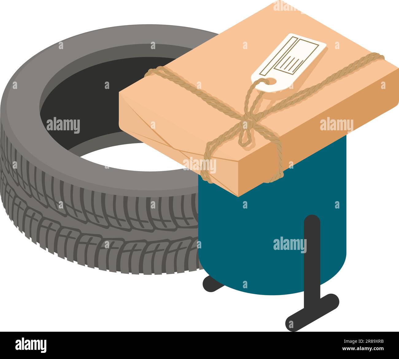 Tire reuse Stock Vector Images - Alamy